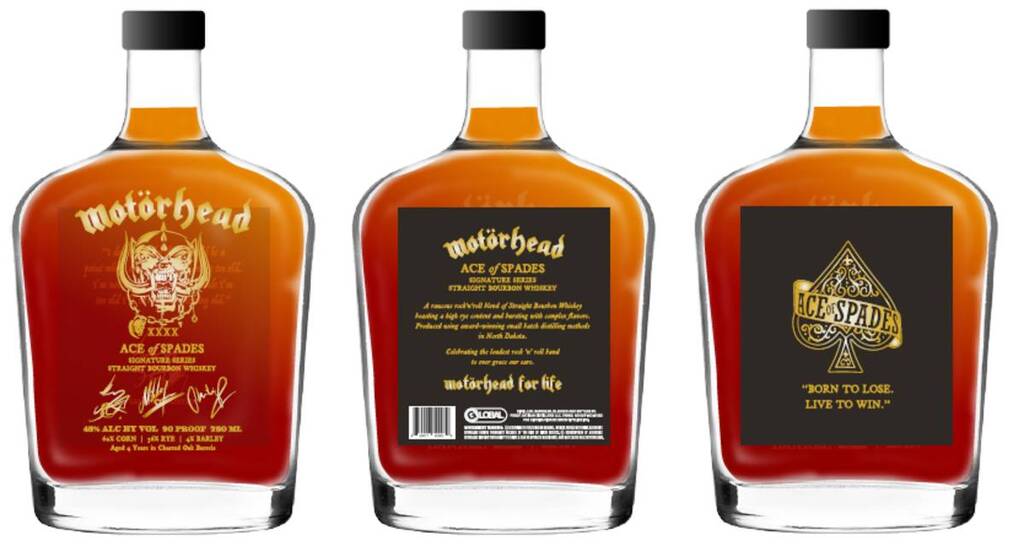 Το bourbon των Motorhead ανεβάζει επικίνδυνα τα decibel στο ποτήρι σου ...