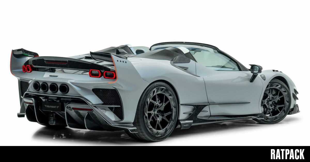 H Mansory δίνει 1.100 άλογα και μια αμφιλεγόμενη εμφάνιση στη Ferrari ...